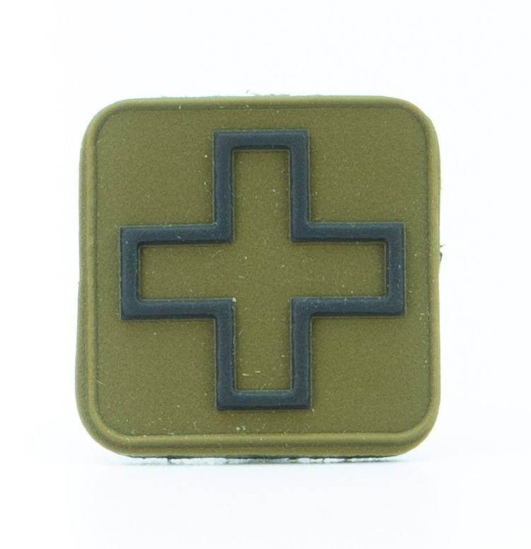 Eleven 10 1" PVC Cross Patches