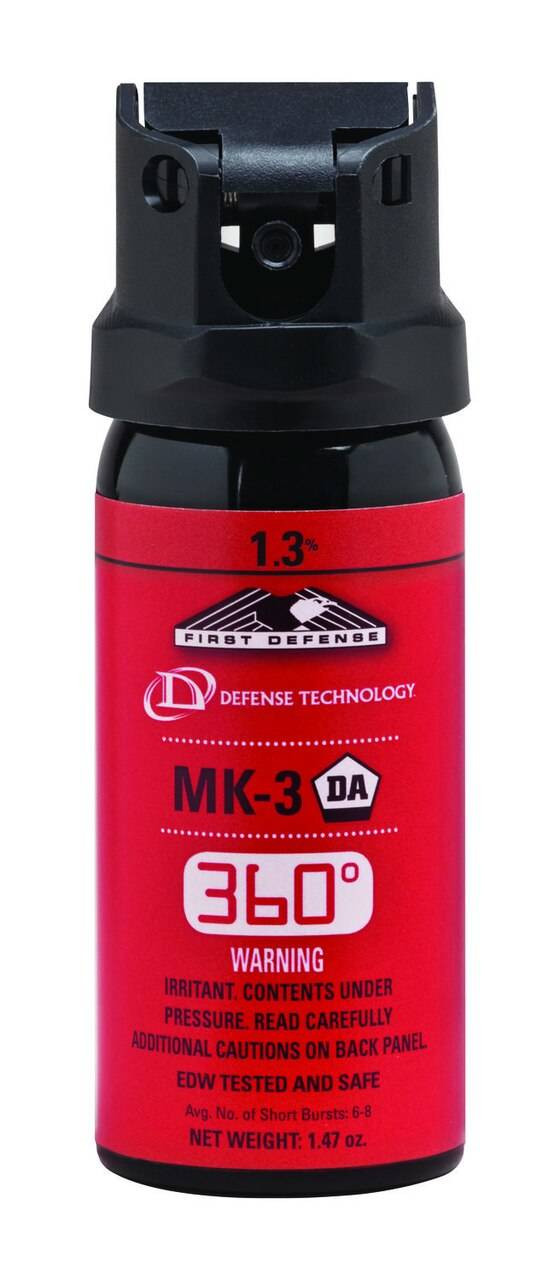 Defense Technology First Defense 360 1.3% MK-3 Stream OC Aerosol Pepper ...