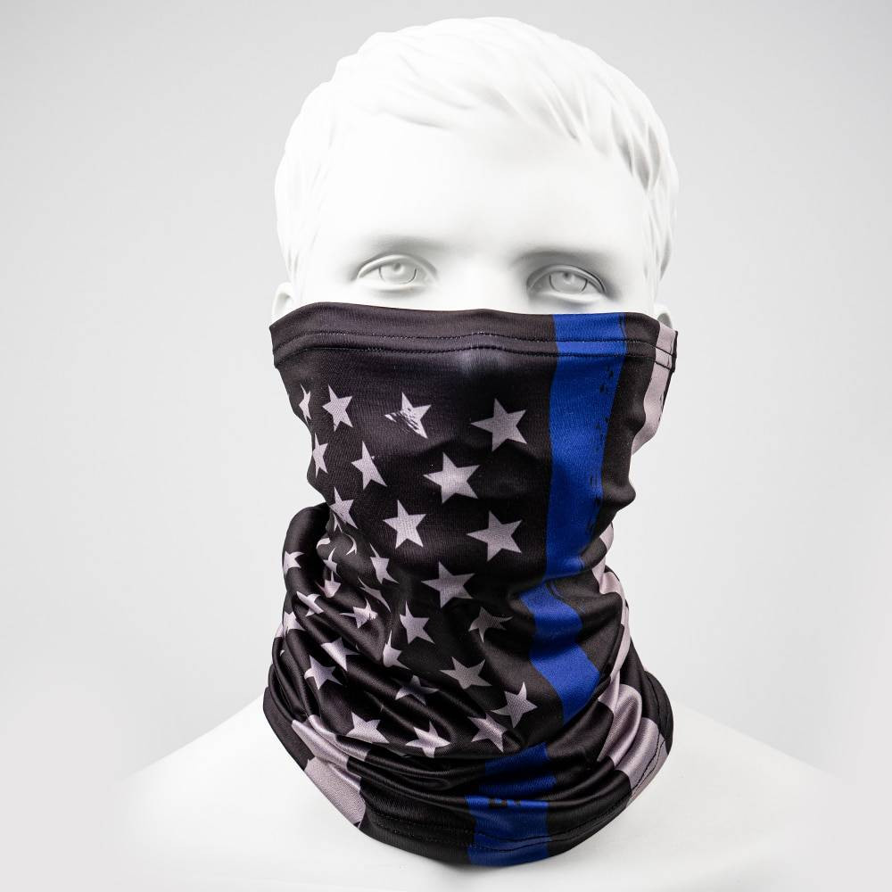 LA Police Gear Thin Blue Line Neck Gaiter