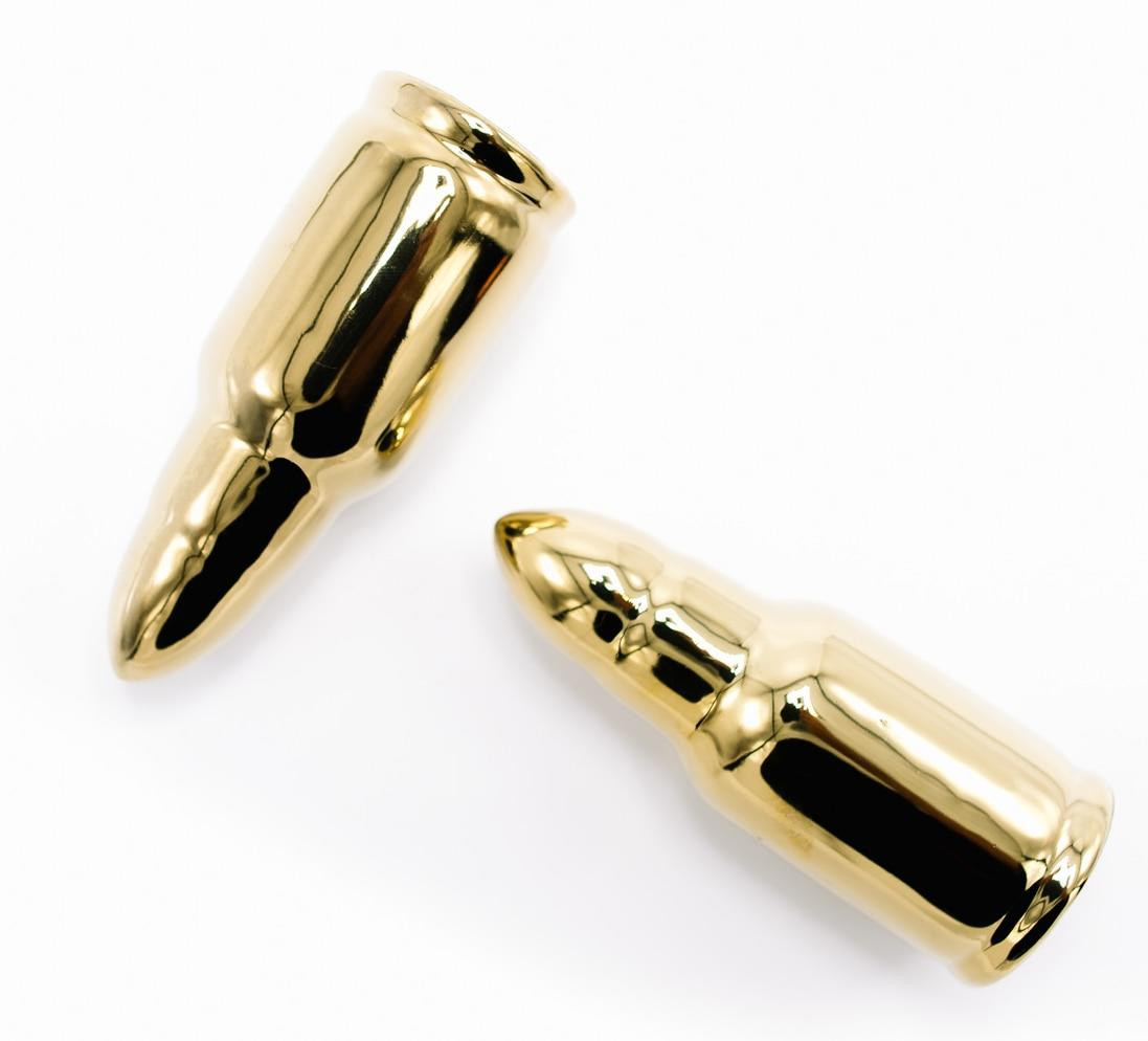 Caliber Gourmet Bullet Salt And Pepper Shakers Set