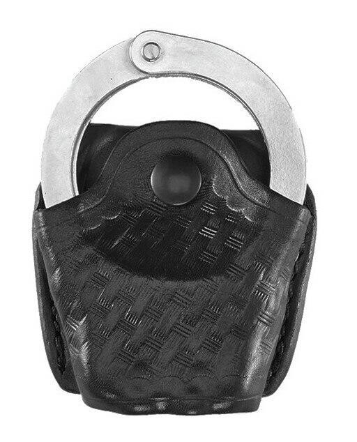 Handcuffs Case PEERLESS 801 HINGED HANDCUFFS BLACK - POLICE HANDCUFF ...