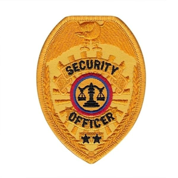 Hero's Pride Security Officer Badge Embroidered Patch