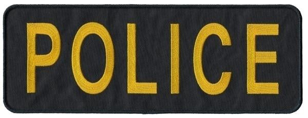 Hero's Pride Police Back Patch (Chicago PD)