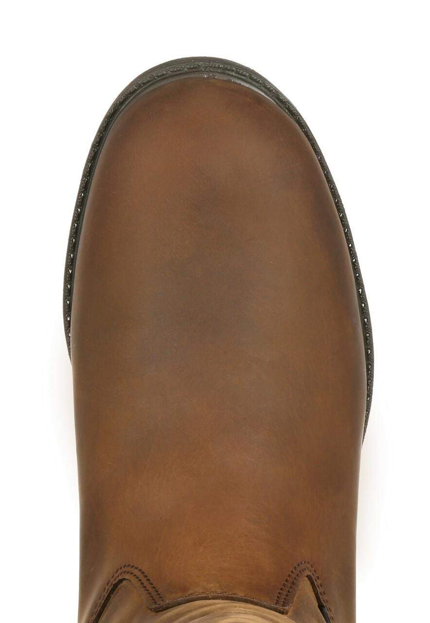 Georgia Boot Wellington 11" Brown Leather Waterproof Suspension System Boot