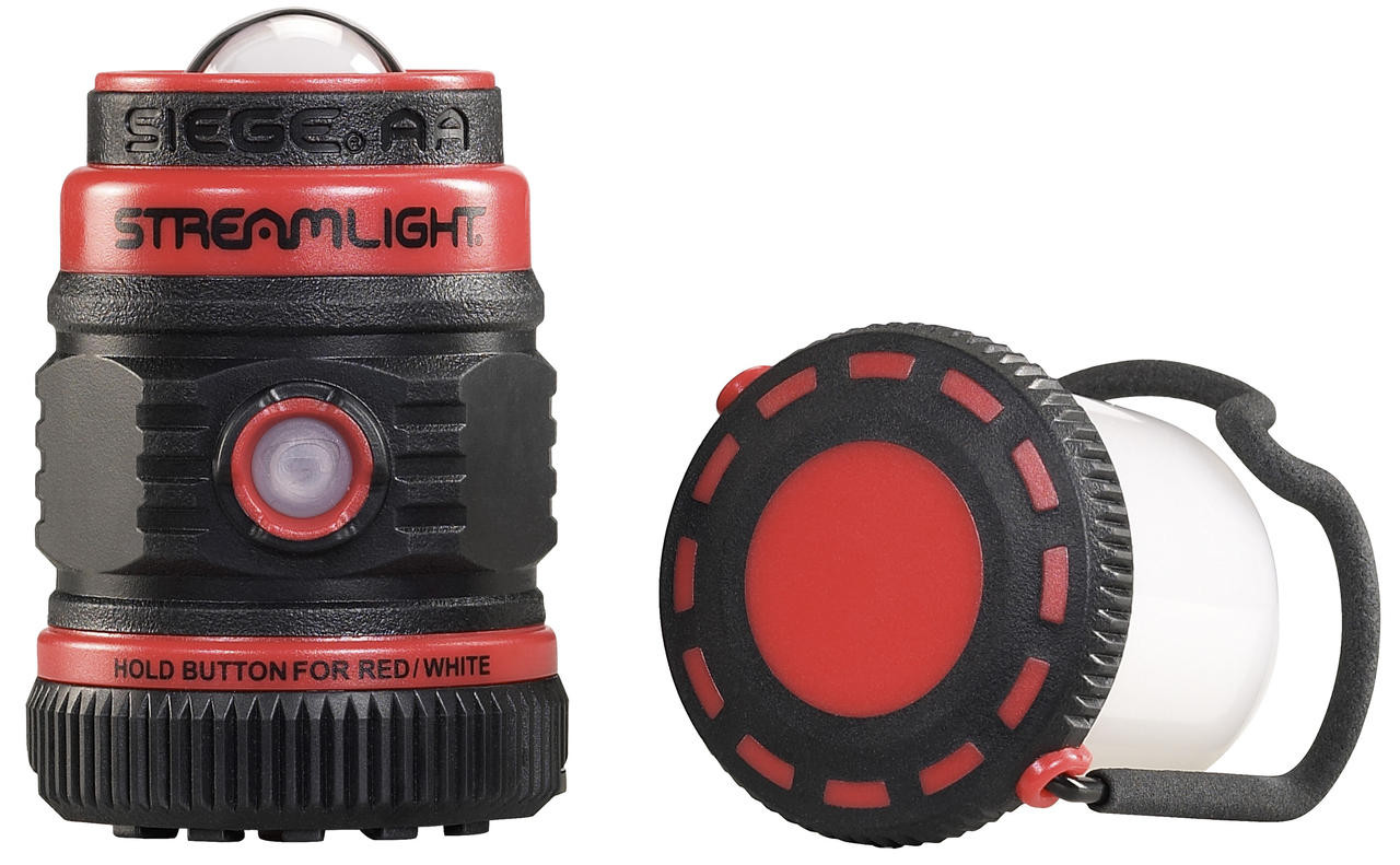 Streamlight Siege AA Red Ultra-Compact Waterproof Camping & Outdoor Lantern
