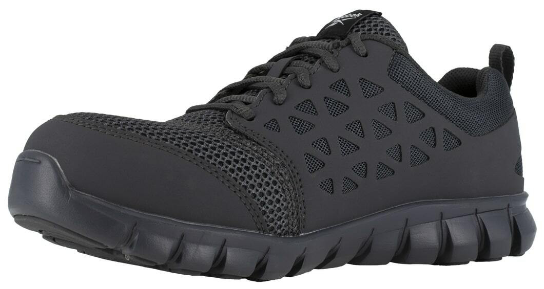 Reebok Men's Grey Athletic Sublite Cushion Work Shoe RB4038