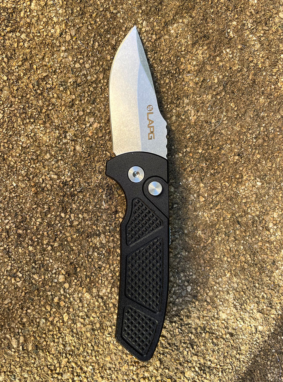 LAPG California Legal Mini Automatic Push Button Folding Knife