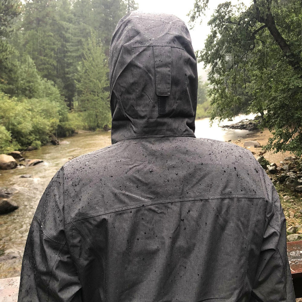 LAPG Women's Terrain Waterproof Packable Seam-Sealed Rain Jacket