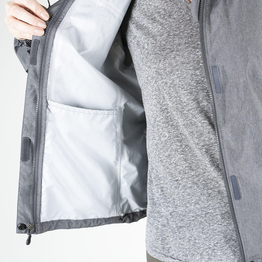 LAPG Women's Terrain Waterproof Packable Seam-Sealed Rain Jacket