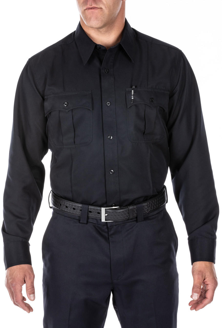 5.11 Tactical Men's Class A Fast-Tac Twill Long Sleeve Uniform Shirt ...