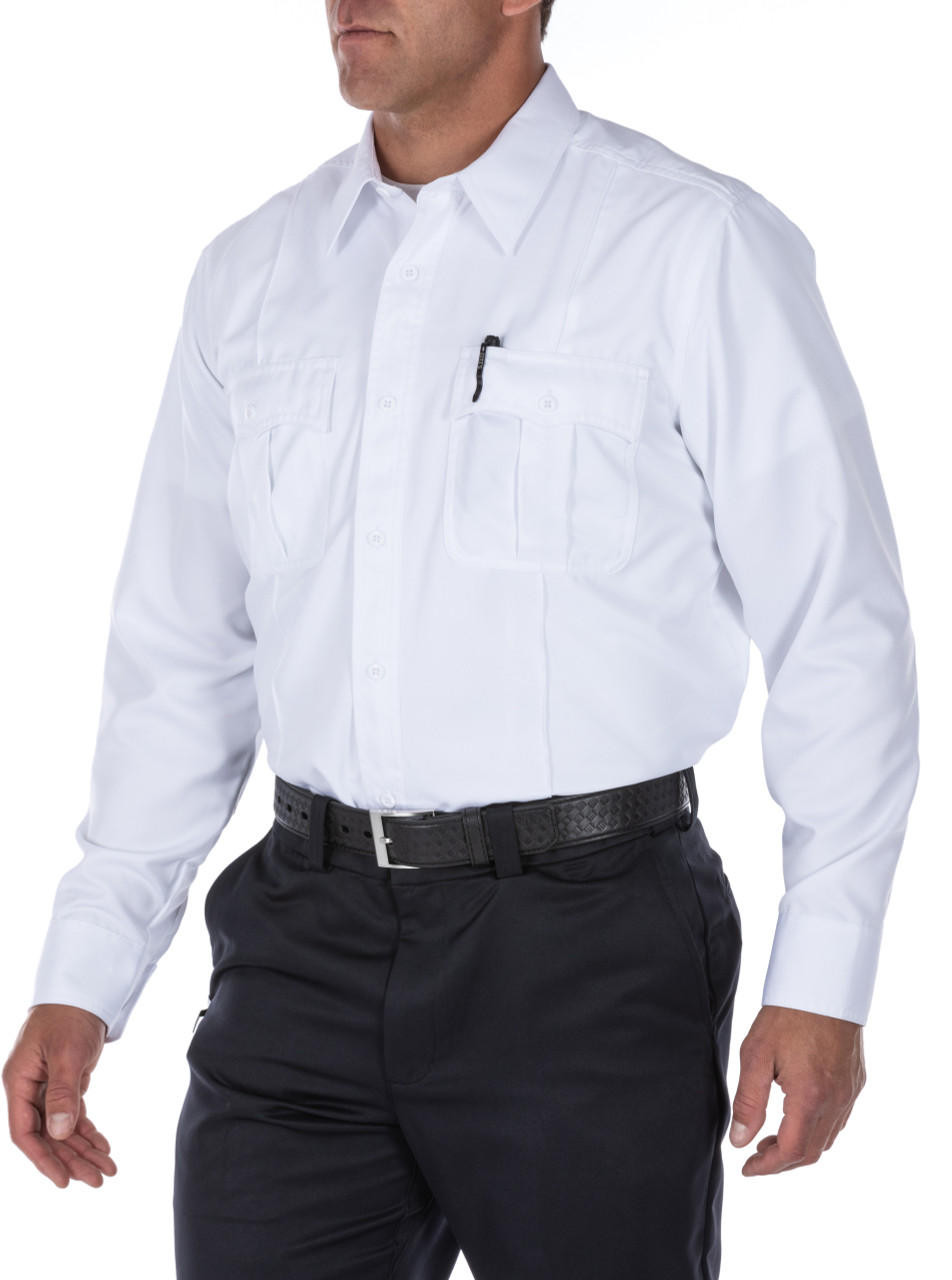 5.11 Tactical Men's Class A Fast-Tac Twill Long Sleeve Uniform Shirt ...