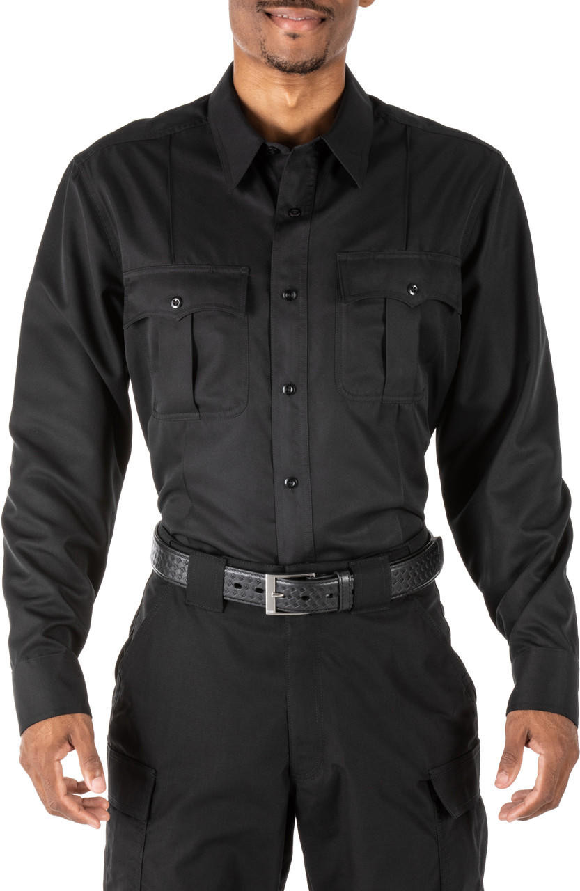 5.11 Tactical Men's Class A Fast-Tac Twill Long Sleeve Uniform Shirt ...