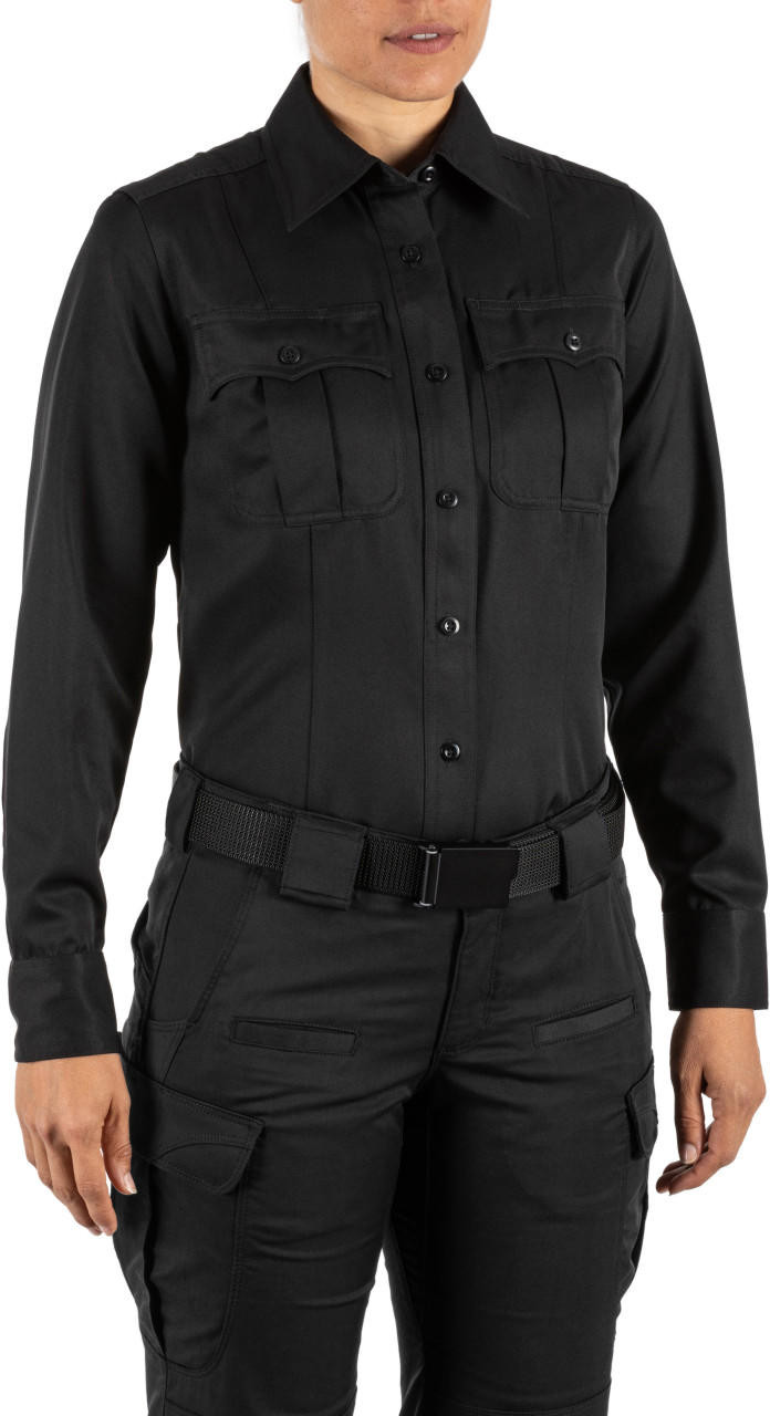 5.11 Tactical Women's Class A Fast-Tac Twill Long Sleeve Uniform Shirt ...