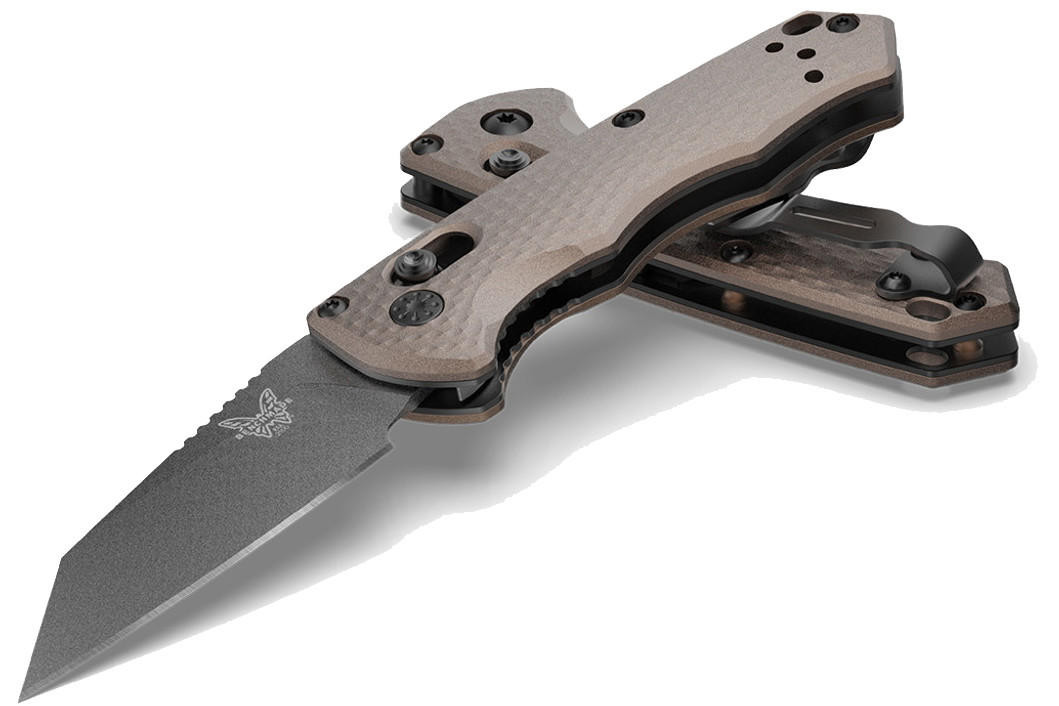 Benchmade 2900BK-1 Burnt Bronze Auto Immunity Wharncliffe Tactical EDC ...