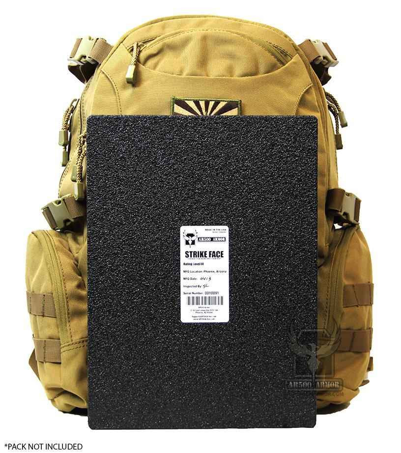 AR500 Level III BackPack Armor - 9.5 x 13