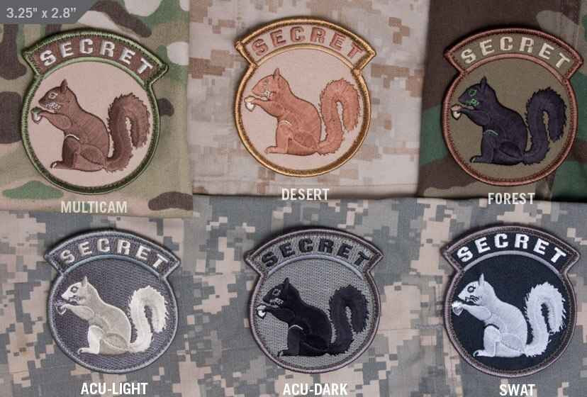 Mil-Spec Monkey Secret Squirrel Patch