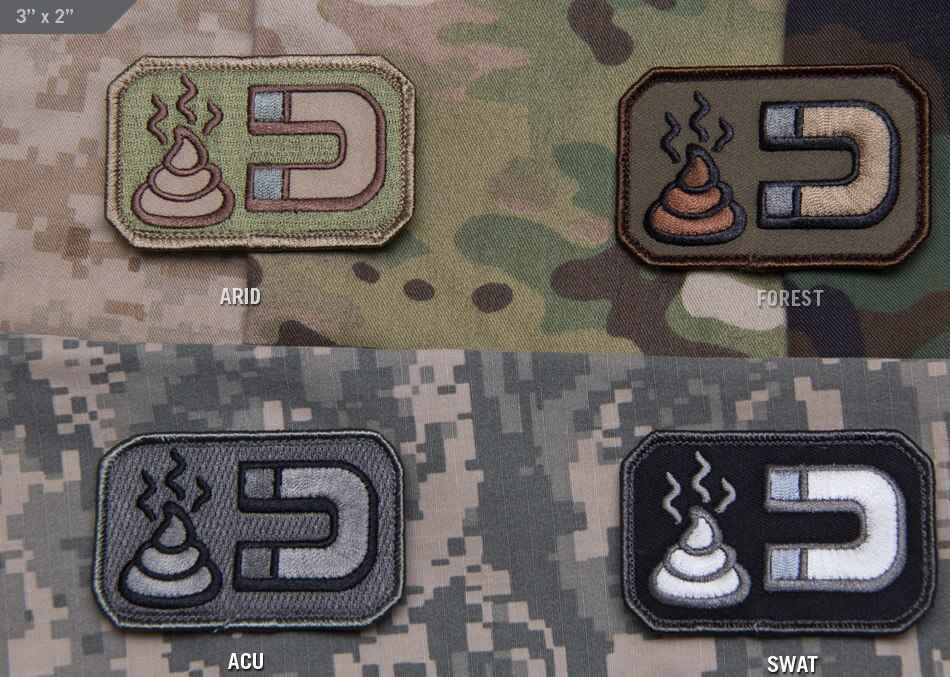 Milspec Monkey Shit Magnet Patches | LA Police Gear