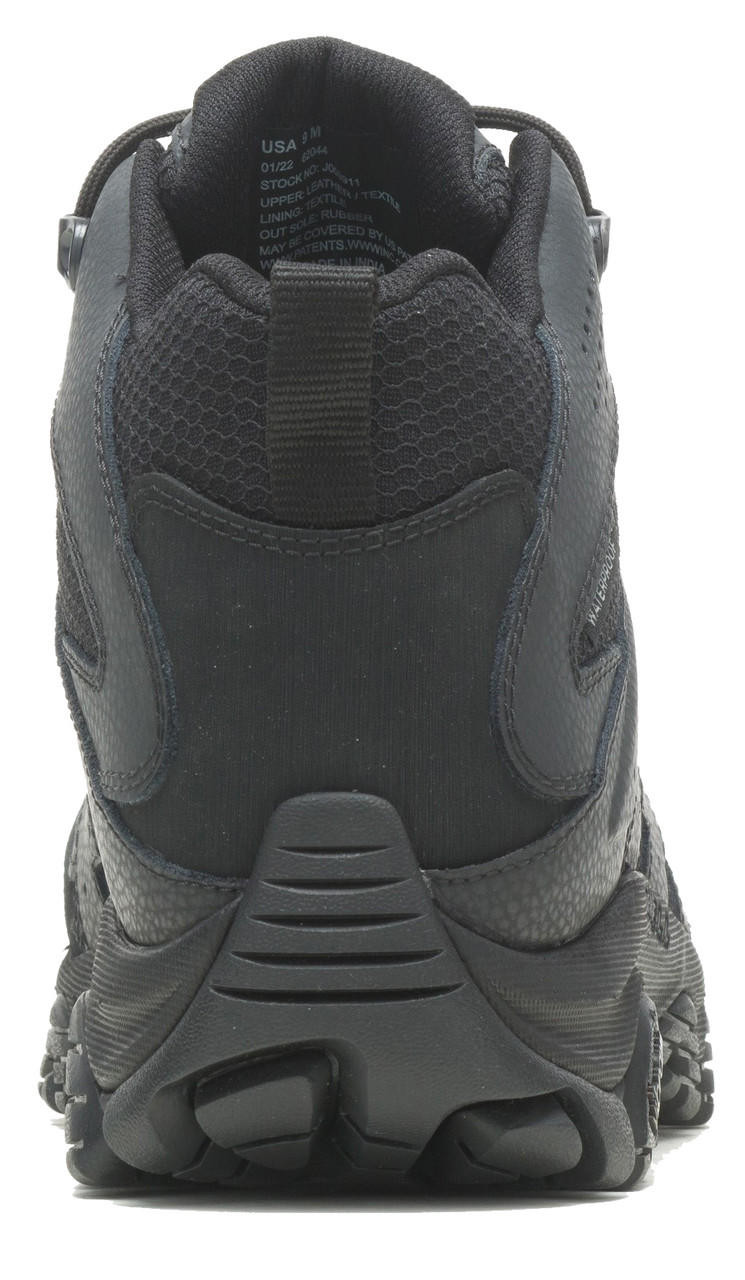 Merrell Men's Black MOAB 3 Mid Tactical Waterproof Boot J003911