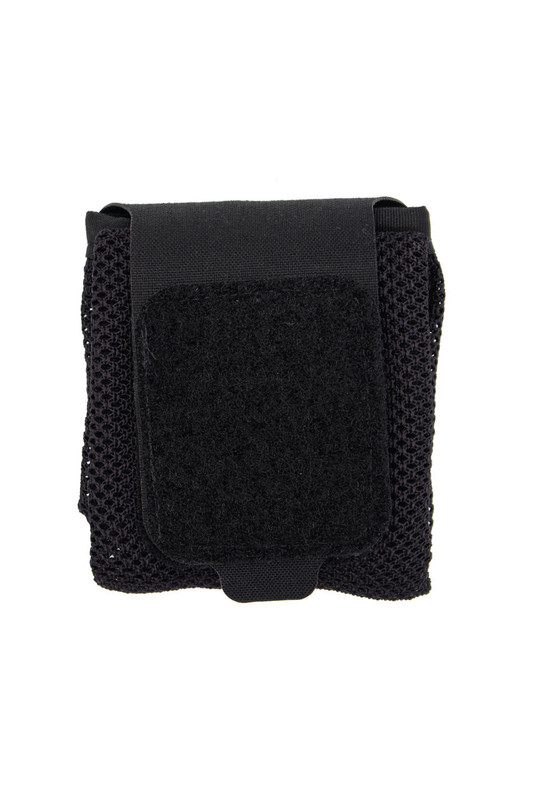 Wilder Tactical Black Mesh Dump Pouch with UAB MOLLE Clip