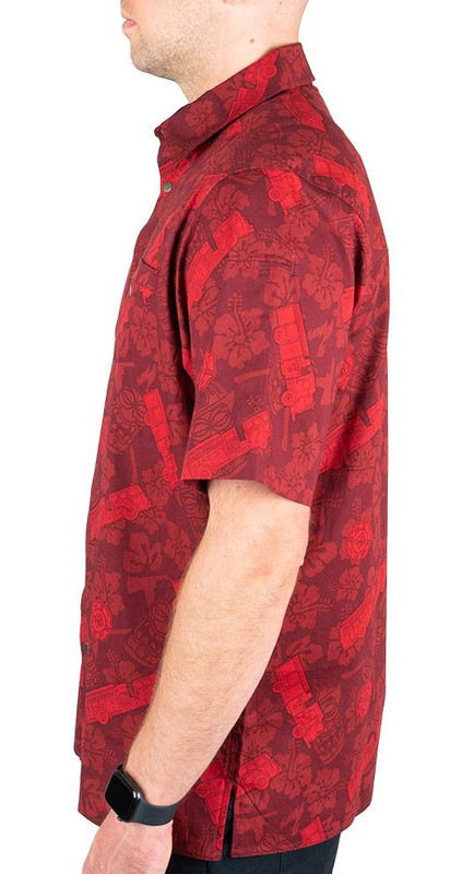 LAPG Firefighter Tactical Tiki Short Sleeve Button Up CCW Shirt