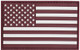 LA Police Gear Maroon Flag Patch