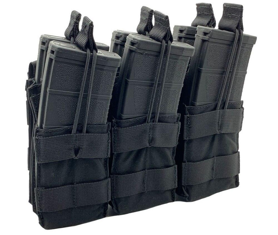Shellback Tactical Triple Stacker 500 Denier Nylon Open Top M4 Magazine ...