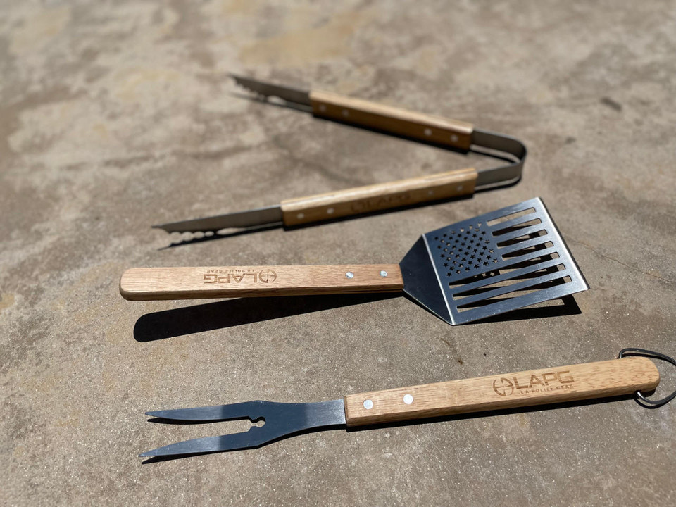 LAPG Tactical Grilling Barbeque Apron With Grilling Tools