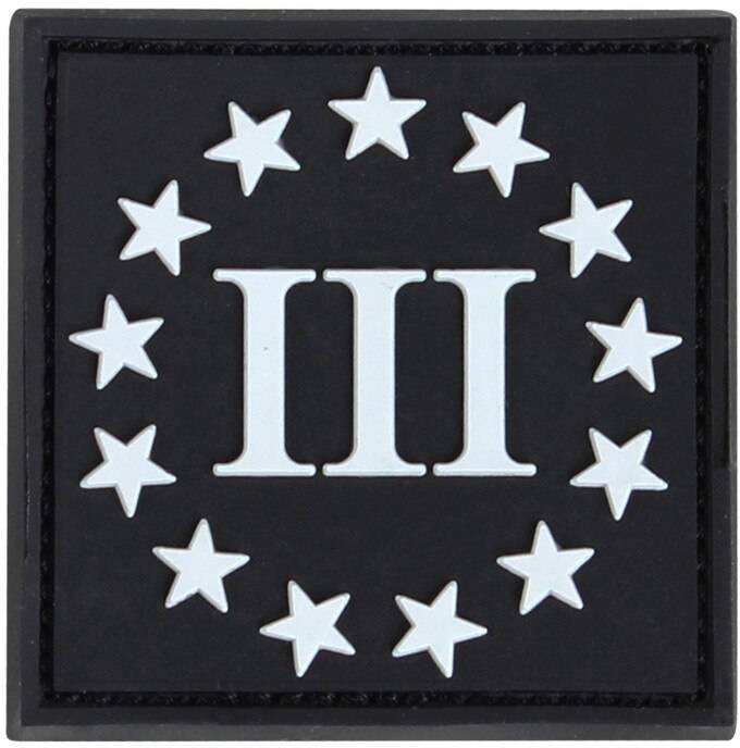 Condor Three Percenter PVC Hook Back Patch