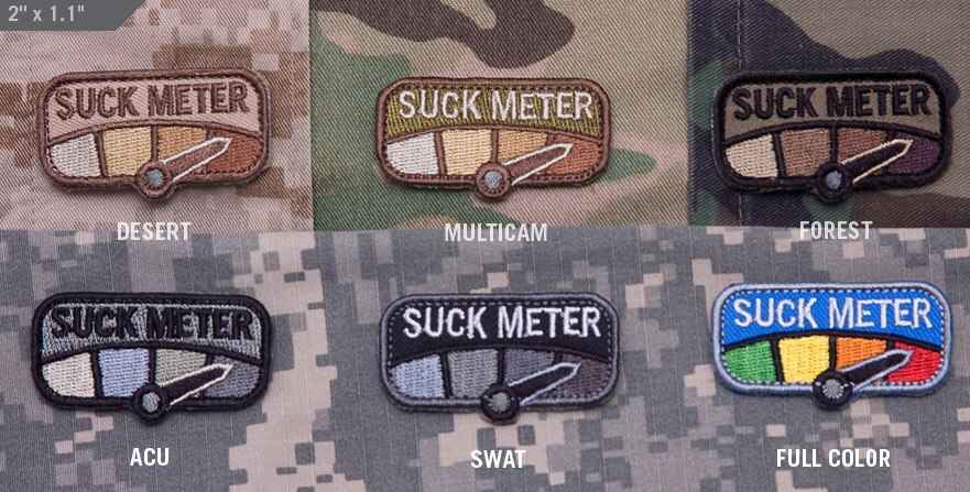 Mil-Spec Monkey Suck Meter Patch