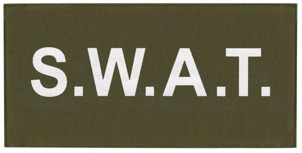 Hero's Pride Swat Tactical Chest and Back Printed Patch Set