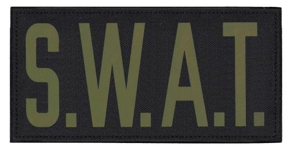 Hero's Pride Swat Tactical Chest and Back Printed Patch Set