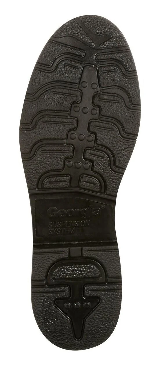 Georgia Boot Wellington 11" Brown Leather Waterproof Suspension System Boot