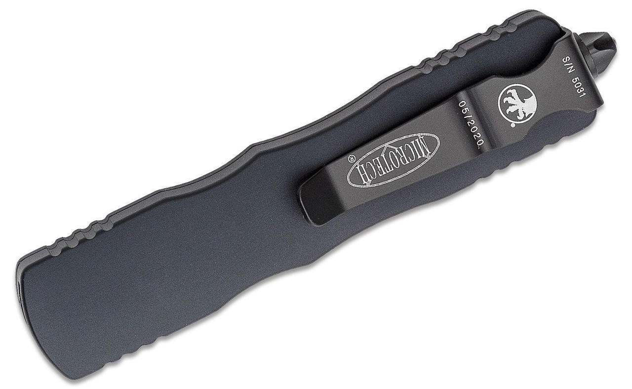 Microtech Dirac Fully Serrated Out The Front Automatic Knife