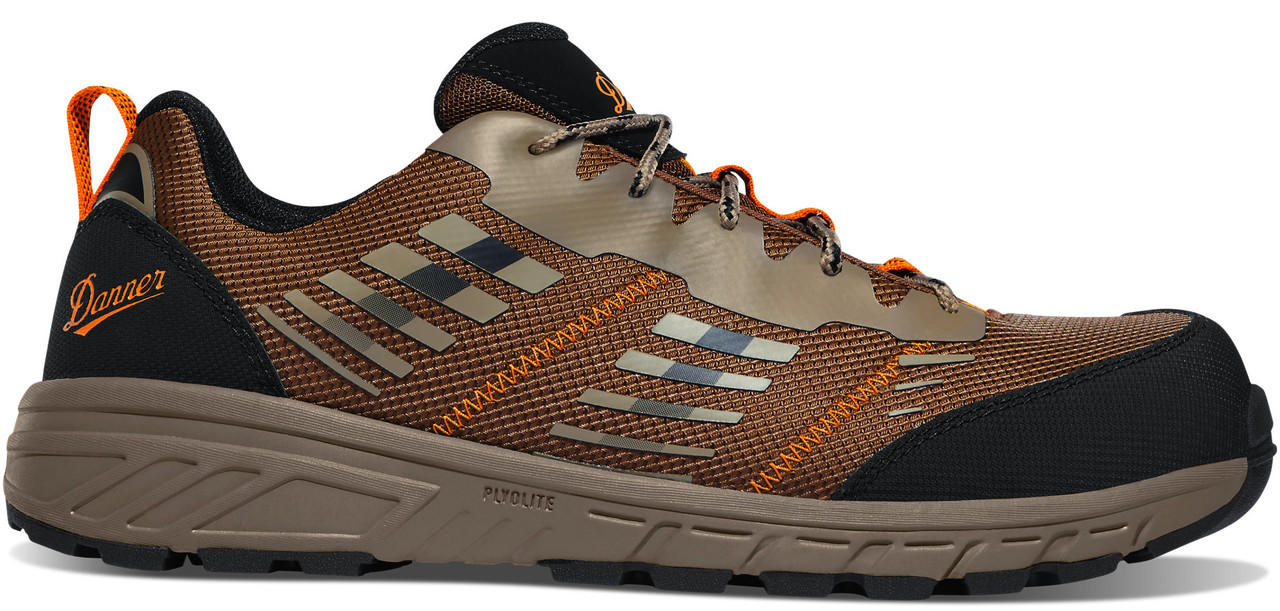 Danner Run Time 3" Brown NMT Composite Toe Leather Work Shoe 12371