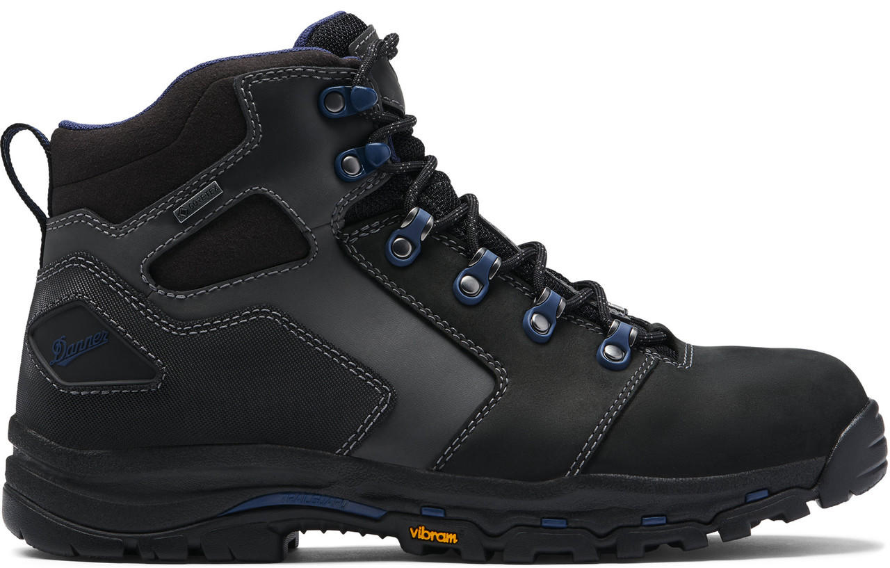 Danner Vicious 4.5" Black/Blue NMT Composite Toe Work Boot 13864