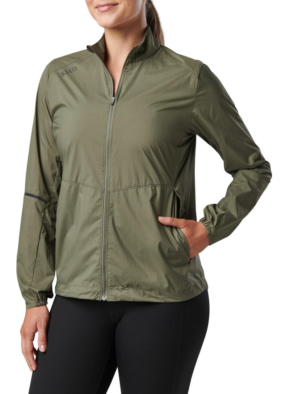 5.11 Tactical Women's PT-R 100-percent nylon ripstop Packable Jacket 68014