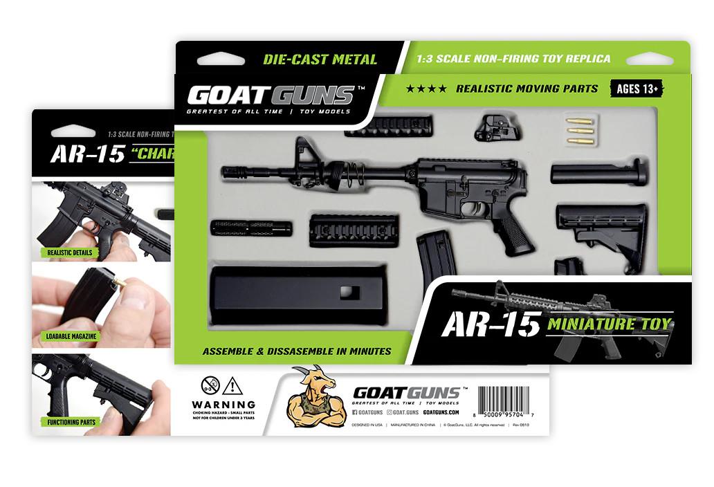 Goat Guns Diecast Mini AR Model - Black