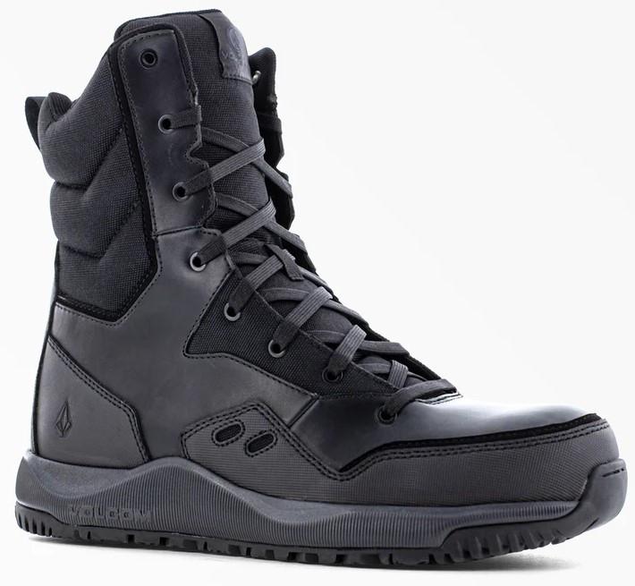 Volcom Men's Black 8" Street Side Zip Tactical Boot