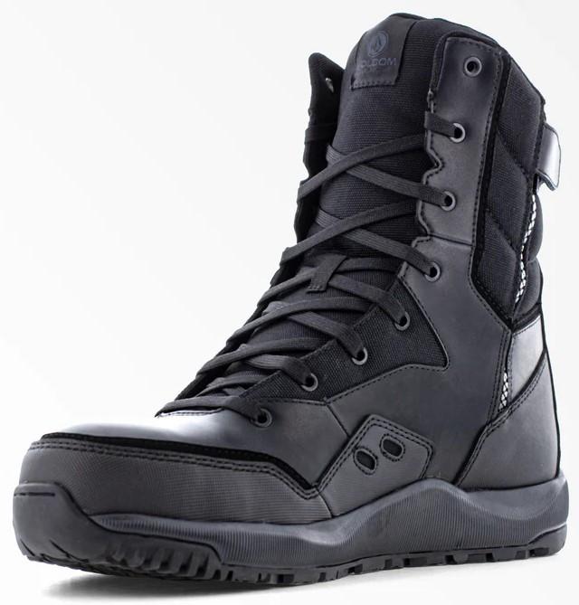 Volcom Men's Black 8" Street Side Zip Tactical Boot
