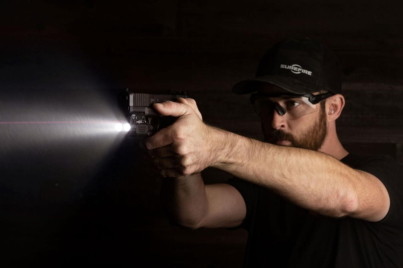 Surefire XR2 800 Lumen Compact Rechargeable Handgun Light + Laser Sight