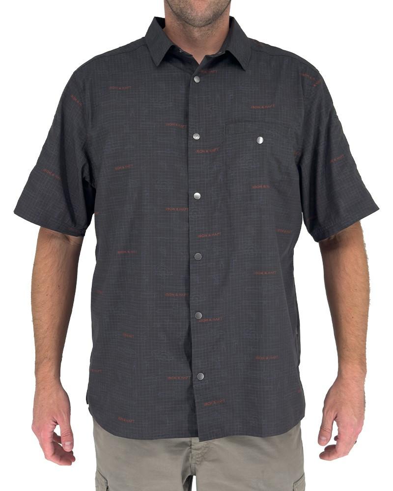 Iron & Haft EDJ Short Sleeve Button Up Work Shirt
