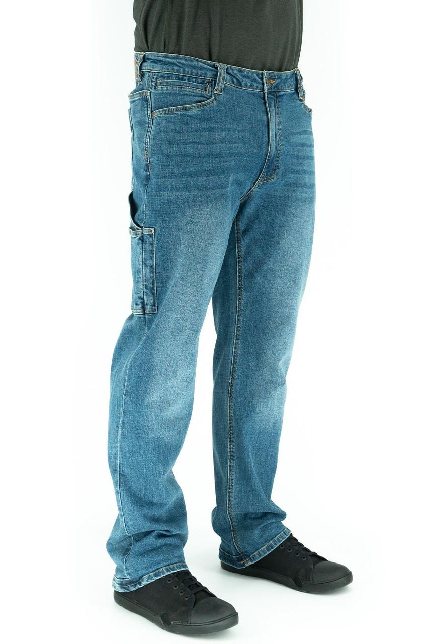 Iron & Haft Men's Journeyman Stretch Denim Durable Work Jeans