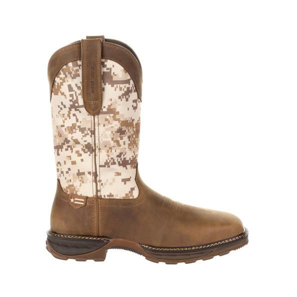 Durango Maverick XP Men's Steel Toe Waterproof Camo/Brown Western Work Boot