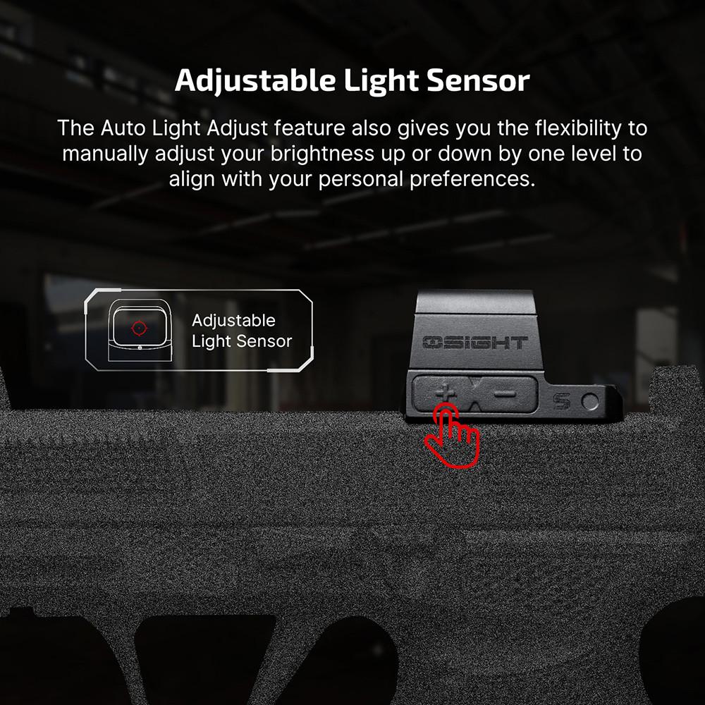 Olight Osight S Rechargeable 2 MOA Red Dot Sight