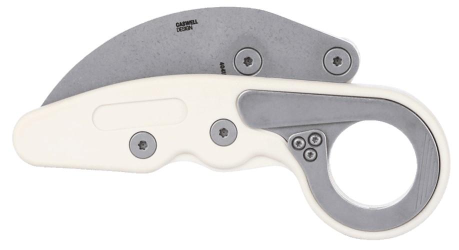 CRKT Provoke Folding Karambit Knife with Sand Grivory Handles