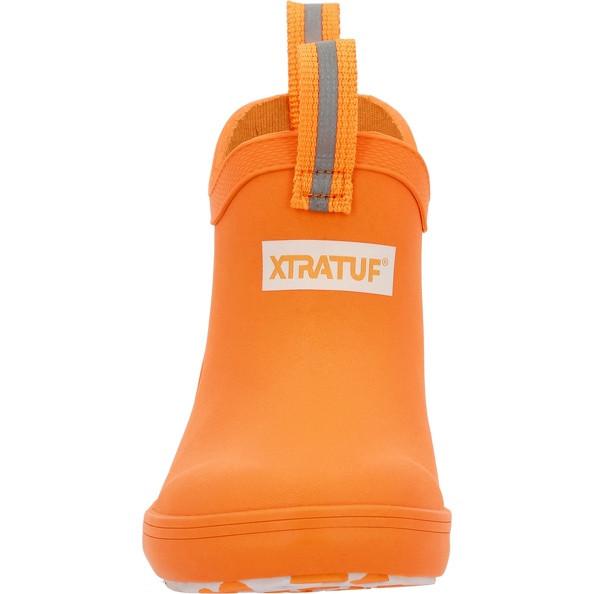 Xtratuf XKAB700C Little Kids Waterproof Neon Orange Ankle Deck Boot