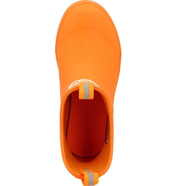 Xtratuf XKAB700C Little Kids Waterproof Neon Orange Ankle Deck Boot