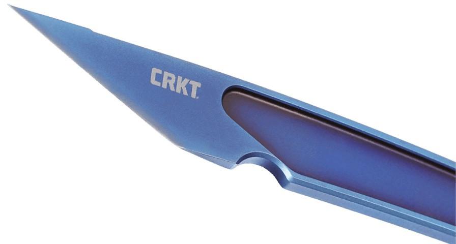 CRKT Blue HangTi Fixed Blade EDC Knife with Sheath