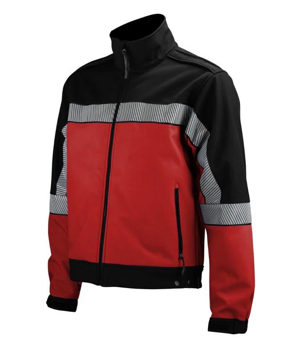 First Class Uniforms Sinatra Uniform Hi-Vis Soft Shell Jacket with ...