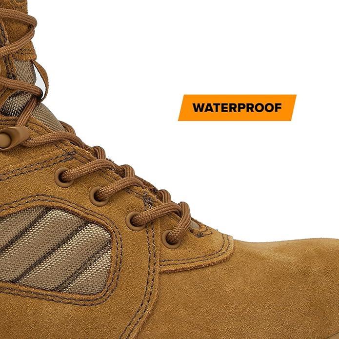 Magnum MAG SHIELD Suede Leather 8" Work Boot SZ Waterproof